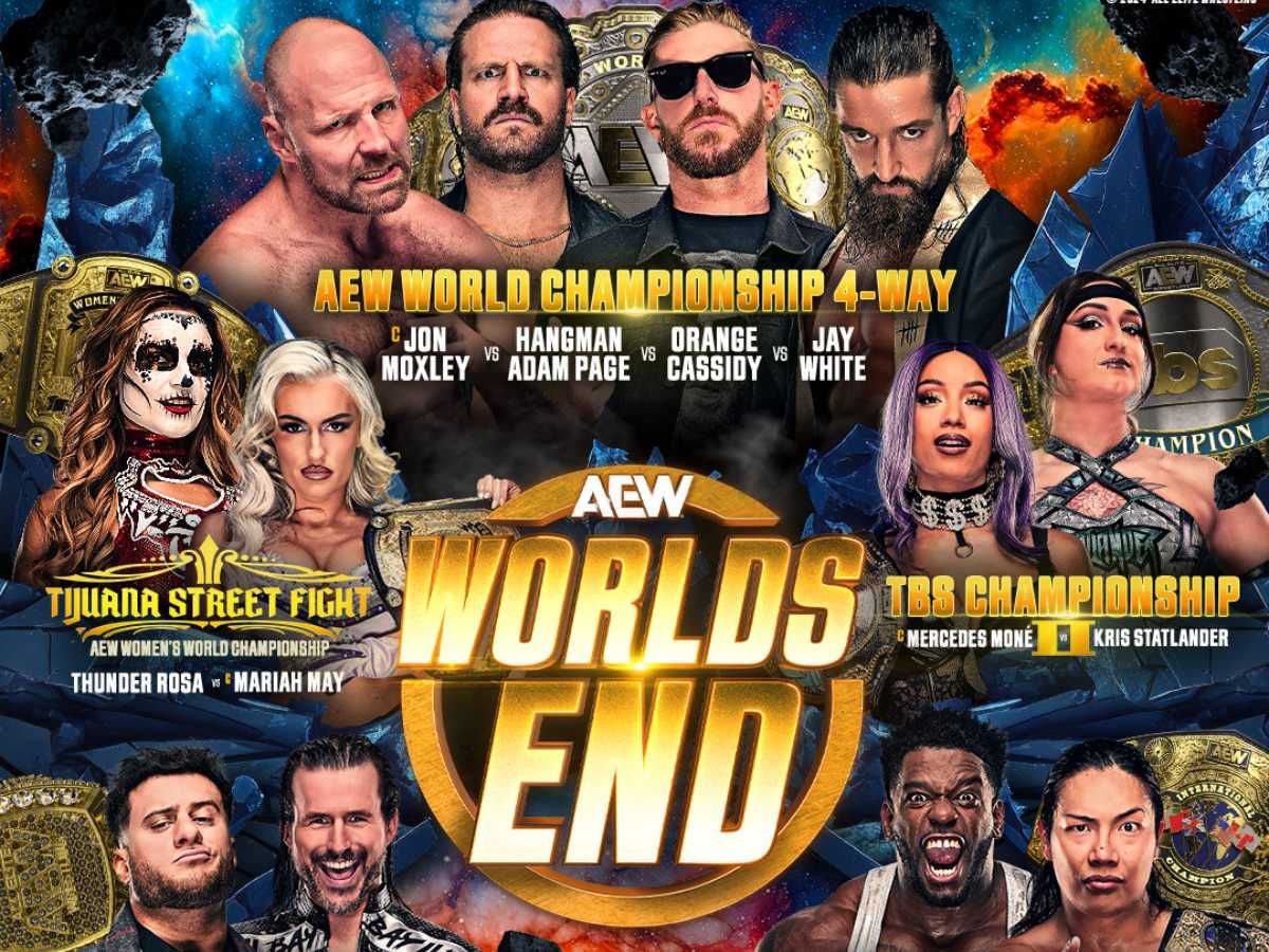 AEW Worlds End 2024 Results, live recap, grades: Former WWE stars and Adam Copeland return ...