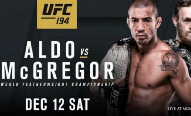 UFC 194: Aldo vs McGregor