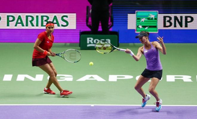 WTA Finals- Sania Mirza/Martina Hingis defeat Hao Chng Chan/Yung-Jan Chan