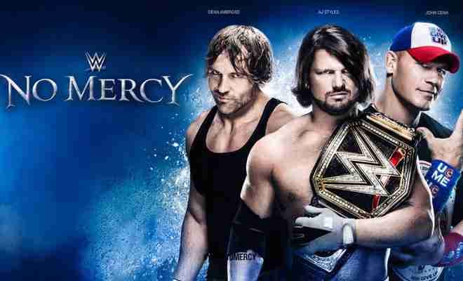 WWE No Mercy 2016 results, live commentary and match updates
