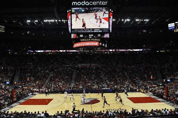 10 highest capacity arenas of the NBA