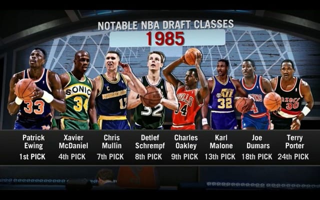 The 5 best NBA draft classes EVER