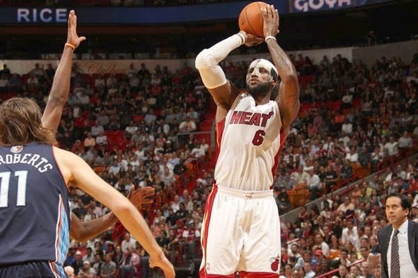 5 highest scoring games of LeBron James' career