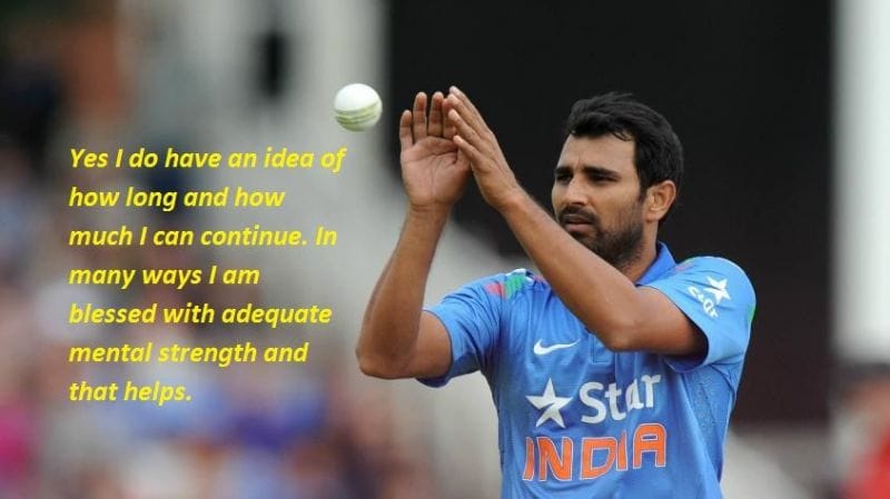 5 quotes by Mohammed Shami: the mercurial pacer