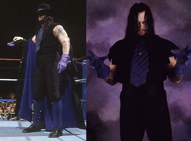 The Undertaker and his various gimmicks throughout his WWE career