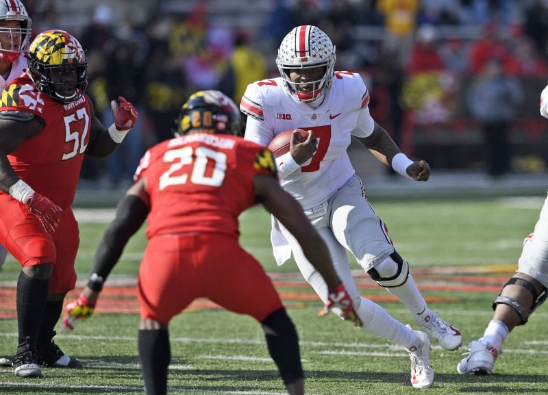 Haskins steps forward as a leader as Buckeyes hit stride