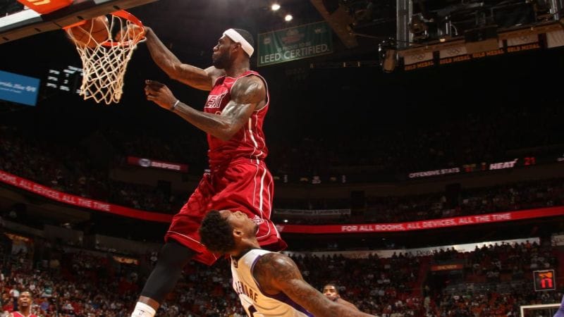 5 Most memorable dunks of LeBron James' career