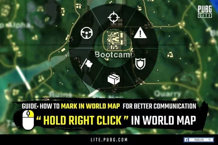 PUBG Lite: How to Use the New Feature of "Tactical Markers?"