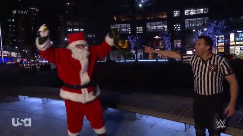 Santa Claus becomes WWE 24/7 Champion