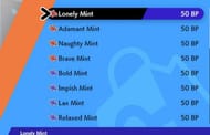 Pokemon Sword and Shield: Nature and Mints guide