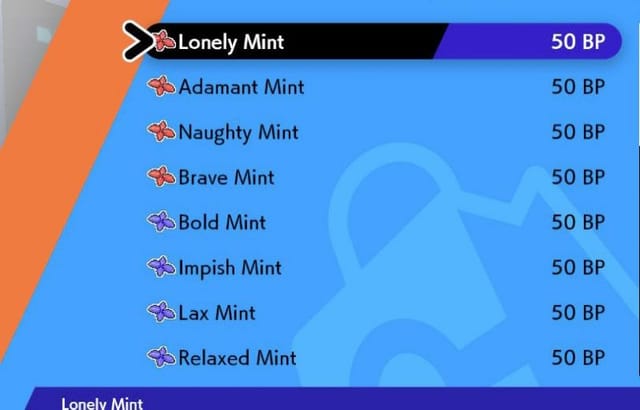 Pokemon Sword and Shield: Nature and Mints guide