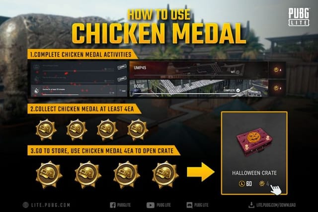 PUBG Lite: How to complete Chicken Medal Festival Event?