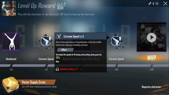 PUBG Mobile Andy Character: Release date, price and abilities