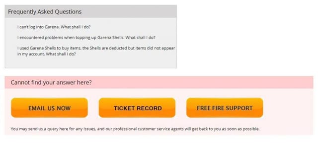 Garena Free Fire: How to contact the Free Fire Help Center?