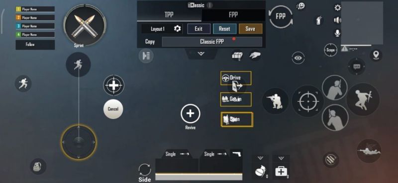 PUBG Mobile: Best claw setup settings and layout