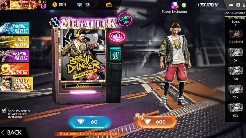 Free Fire Breakdancer Bundle redeem code: All you need to know