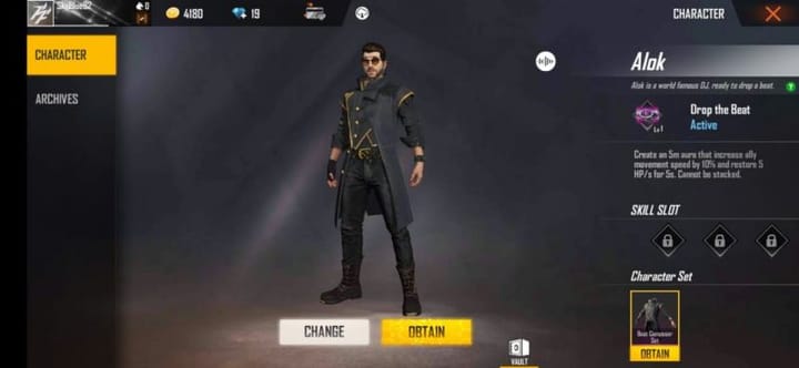Free Fire: List of all the characters in the game