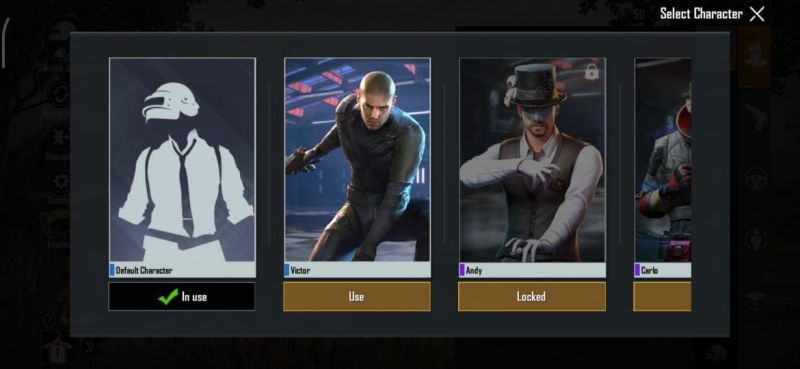 How to change character appearance in PUBG Mobile?