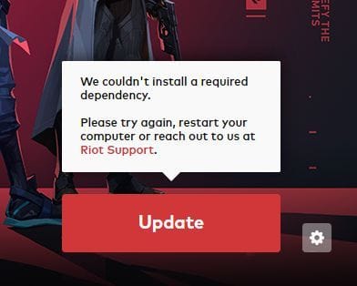 Valorant: How to fix the ‘Required Dependency’ error