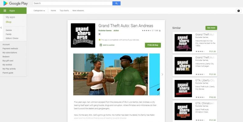 GTA on Mobile: Games that are available to download on smartphones