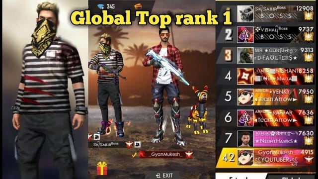 5 best Free Fire players in the world