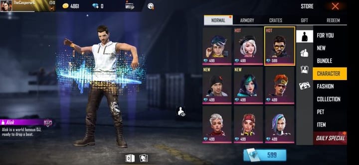 Alok character in Free Fire: All you need to know