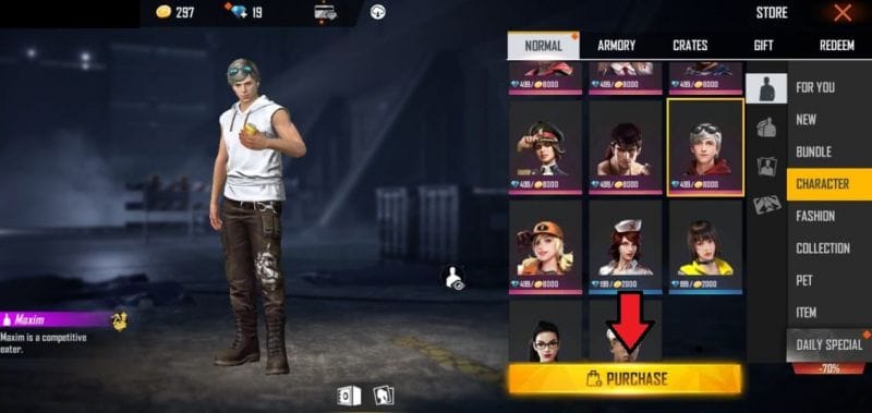 Maxim character in Free Fire: All you need to know