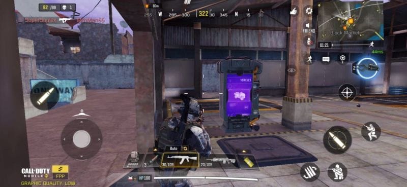 Where is the vending machine in COD Mobile