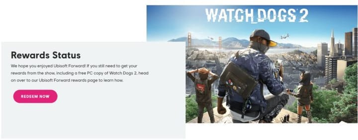 Steps to redeem Watch Dogs 2 for free on Uplay