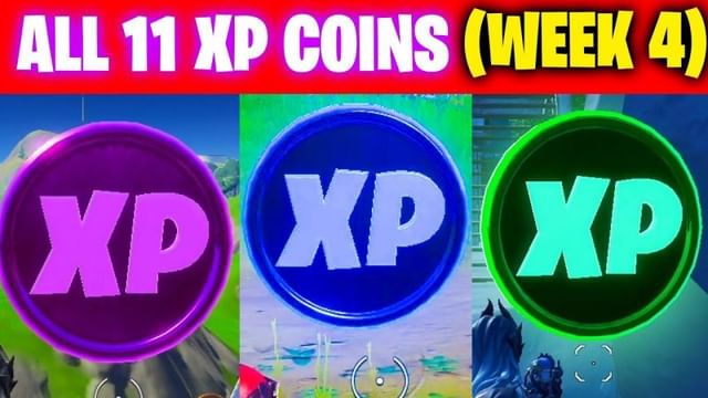 Fortnite: Week 4 XP Coins locations