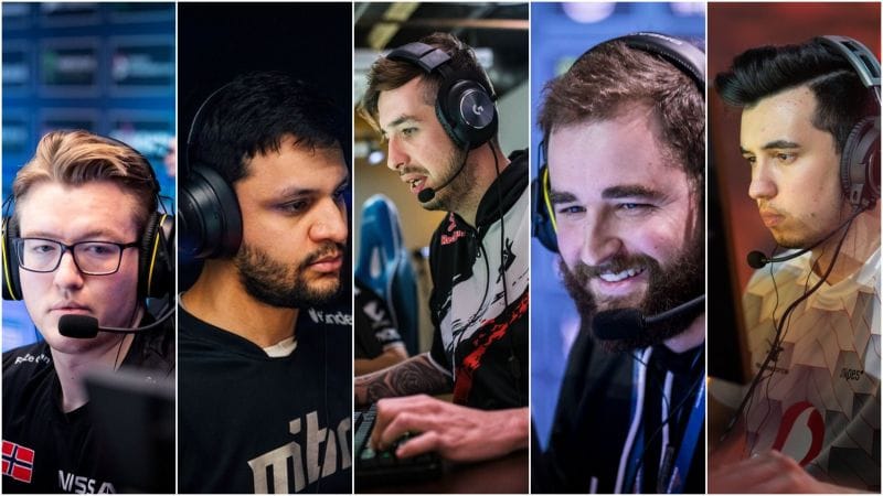 5 best CS: GO pros who play with a left-handed player model