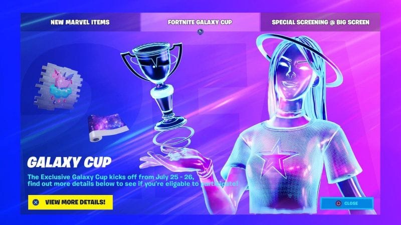 Samsung x Fortnite Galaxy Cup registrations open on 20th July