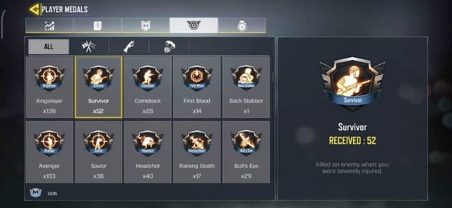 COD Mobile: How to earn Survivor medal in the game