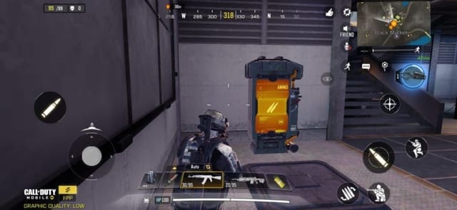 Where is the vending machine in COD Mobile