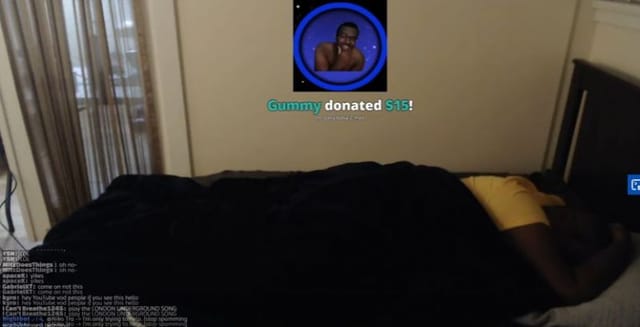 Streamer falls asleep on live stream, ends up regretting his decision
