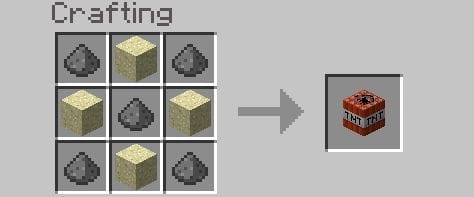 Minecraft recipes: How to make TNT