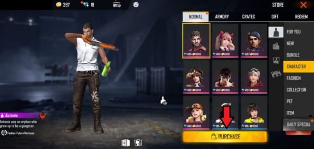 Antonio character in Free Fire: All you need to know