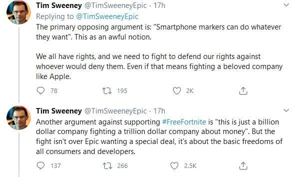 Fortnite CEO Tim Sweeney reveals why Epic Games took Apple to Court