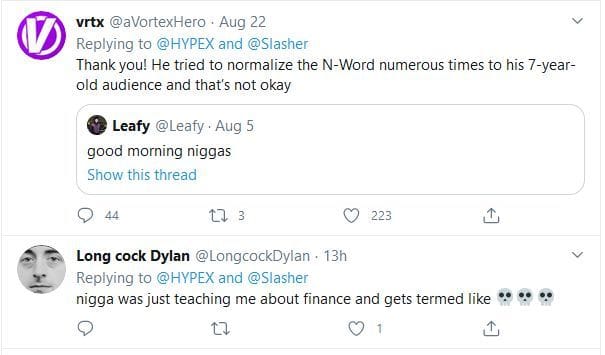 Twitch streamers are celebrating YouTuber Leafy's deplatforming