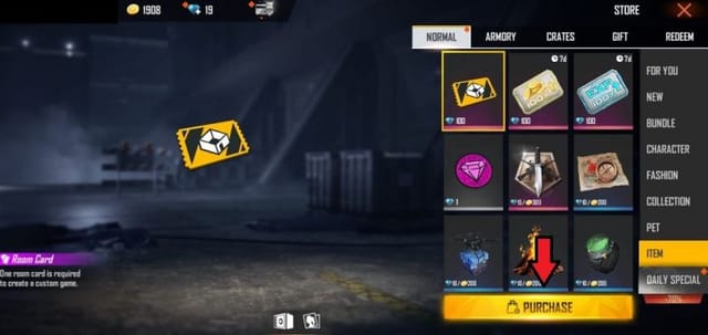 How to play a custom room match on Free Fire