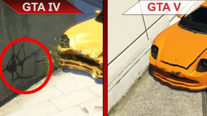 GTA 4 vs GTA 5: Four major differences