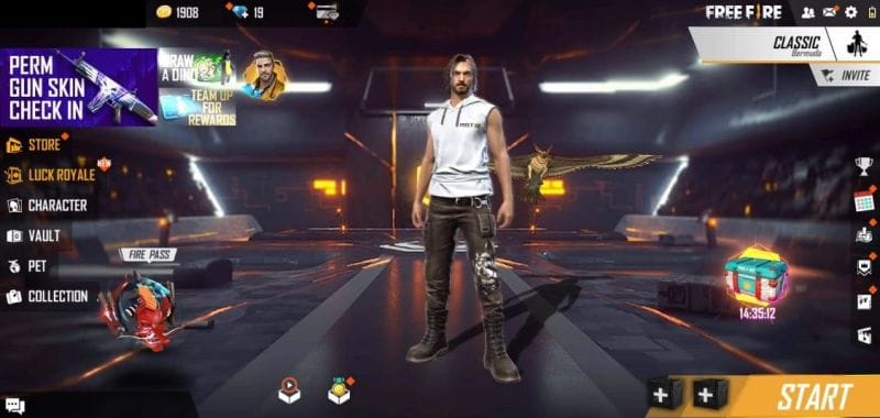 How to play a custom room match on Free Fire