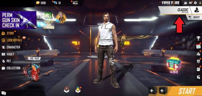How to play a custom room match on Free Fire