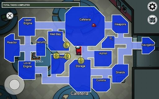 Among Us: Full map layouts