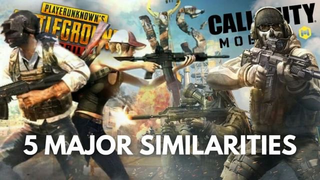 PUBG Mobile vs COD Mobile: 5 major similarities