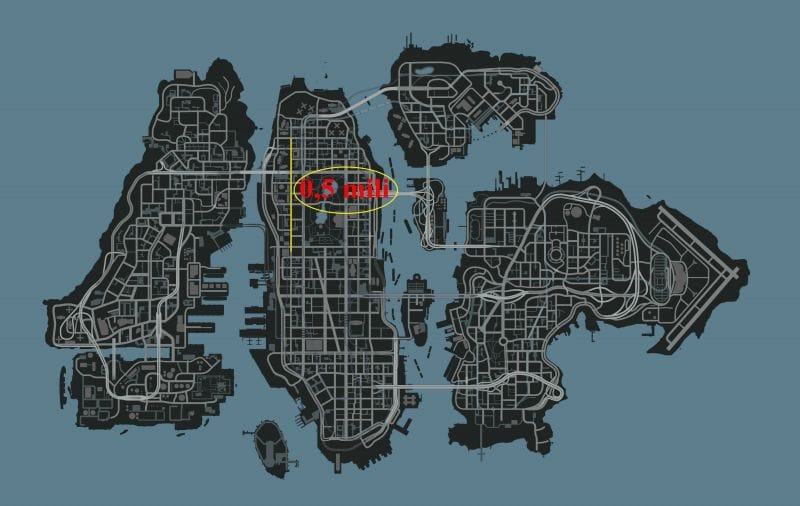 Ranking the GTA games based on map size