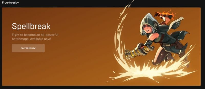 How to download Spellbreak from Epic Games Store