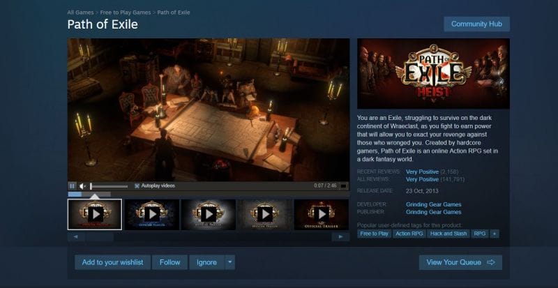 How to download Path of Exile from Epic Games Store & Steam for free ...