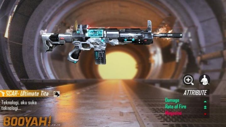 5 best SCAR gun skins in Free Fire