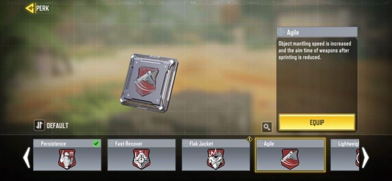 How to get the Agile Perk in COD Mobile?